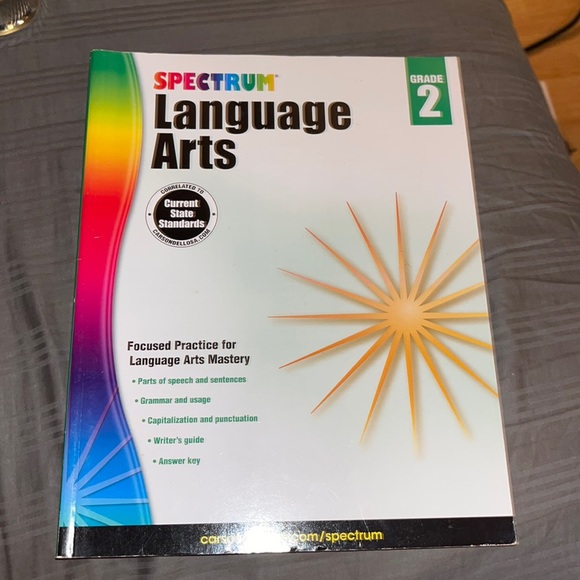 Toys | Spectrum Language Arts Grade 2 Workbook New Homeschool Learning ...